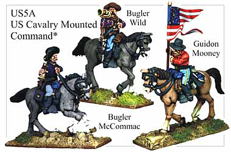 Old West Cavalry - US Cavalry Mounted Command, 14,55