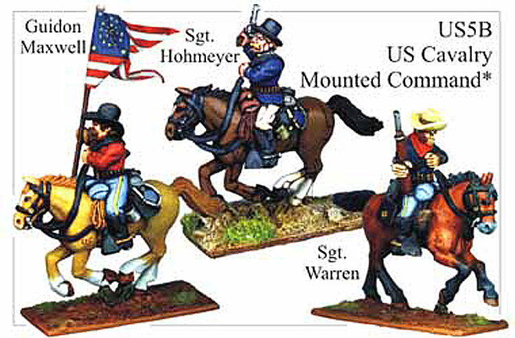 Old West Cavalry - US Cavalry Mounted Command, 14,55