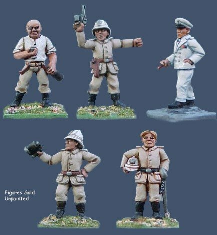 German Seebataillon Officers, 12,15