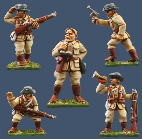 German Colonial Officers and NCOs, 11,90