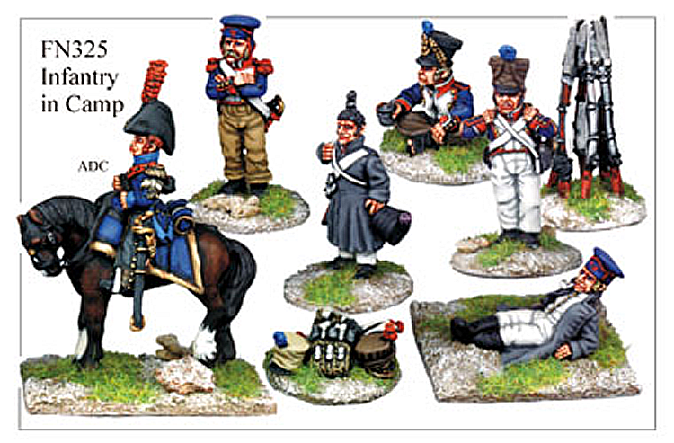 Napoleonic French - Infantry in Camp, 31,65