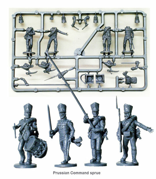 Prussian Infantry Command Sprue, 4,00