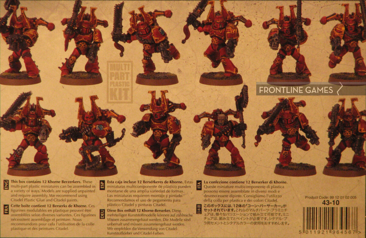 Chaos Space Marines Khorne Berzerkers, 25,50