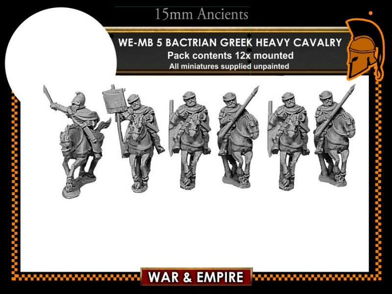 Bactrian Greek Heavy Cavalry – Javelins/Bows, 13,35