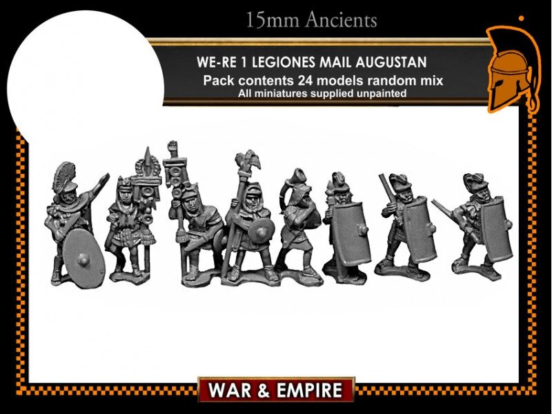 Early Imperial Roman Legionaries: Legiones - Chainmail, Augustan, 17,55