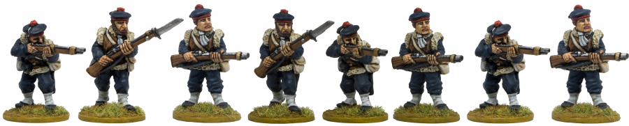 French Sailors in Leather Jerkins (Seamen in Winter Kit), 13,70