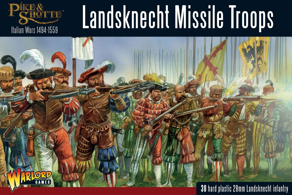 Landsknecht Missile Troops: Italian Wars 1494-1559, 25,50