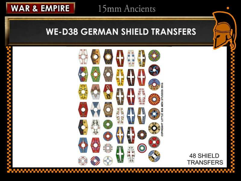 German: Shield Decals, 4,95