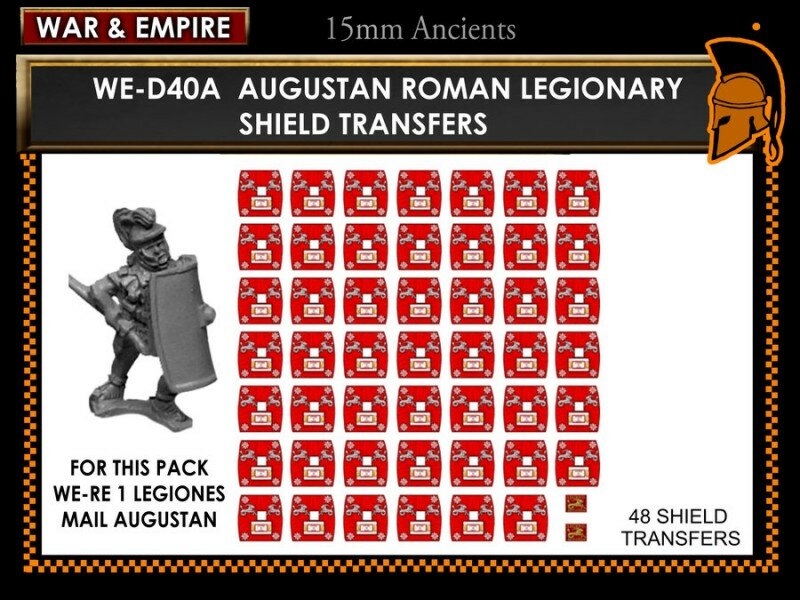 Roman: Legionaries Augustan (Type 2) Shield Decals, 4,20