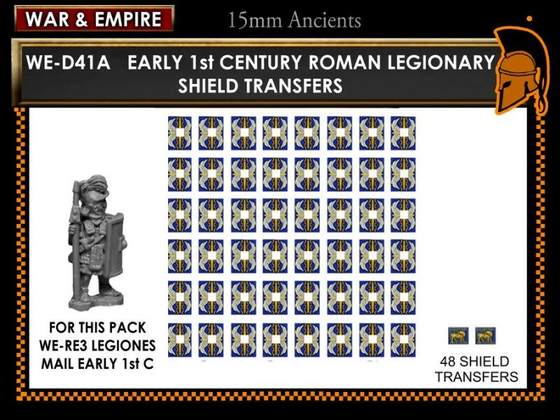 Roman: Cavalry Hex Shield Decals, 4,20