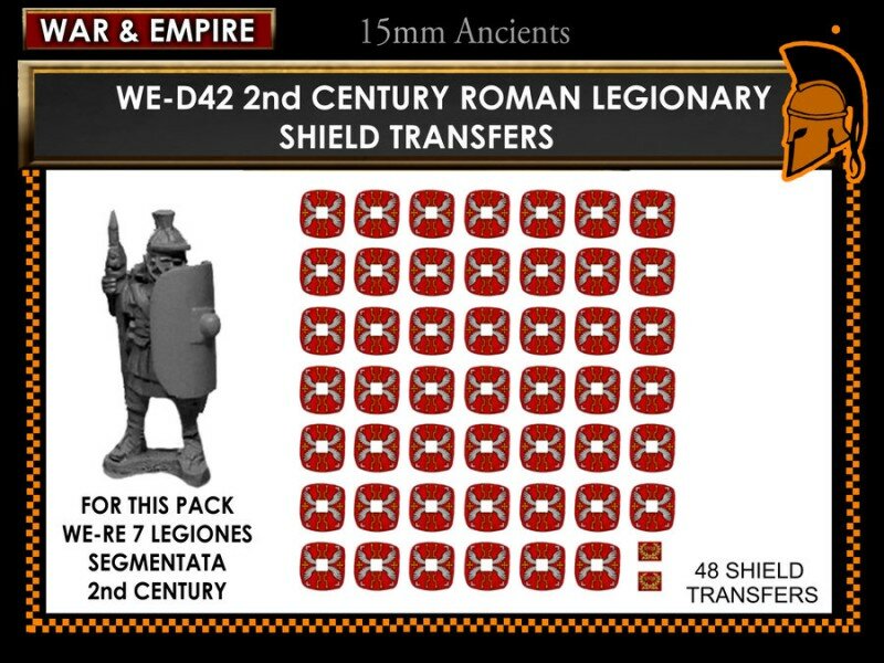Roman: Legionaries 2nd Century (Type 1) Shield Decals, 4,20