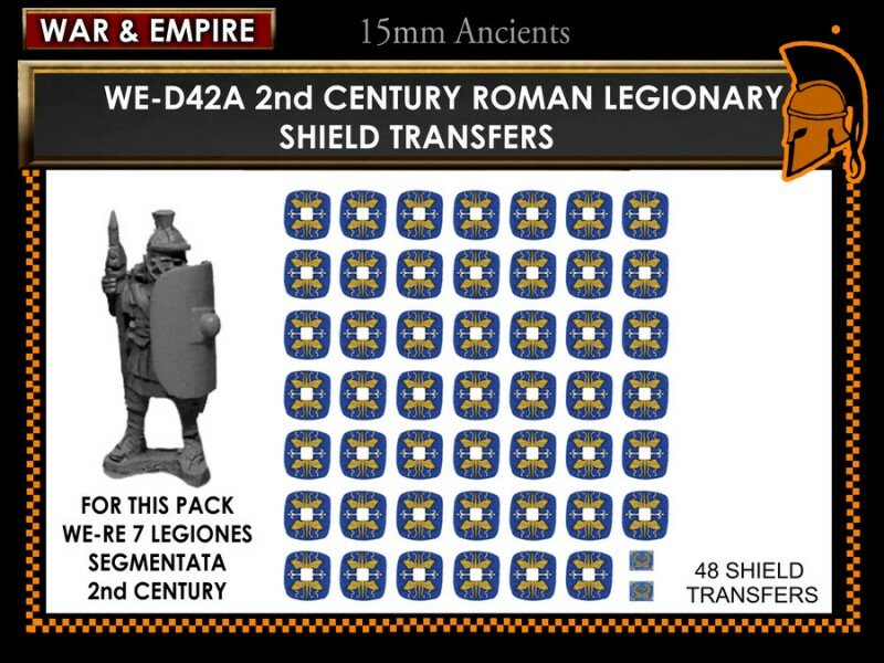 Roman: Legionaries 2nd Century (Type 2) Shield Decals, 5,25