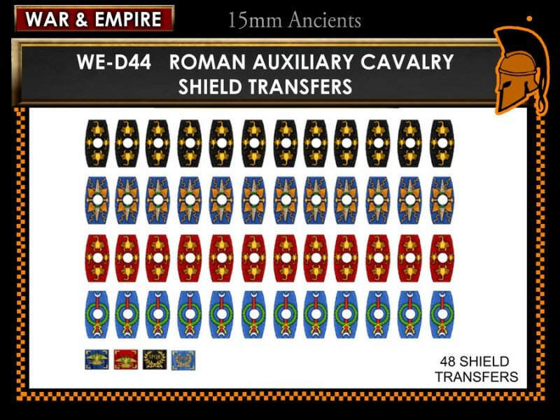 Roman: Cavalry Hex Shield Decals, 4,20