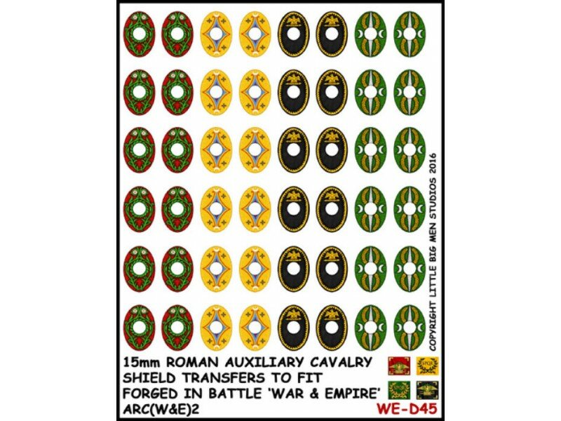 Roman: Cavalry Oval Shield Decals, 5,40