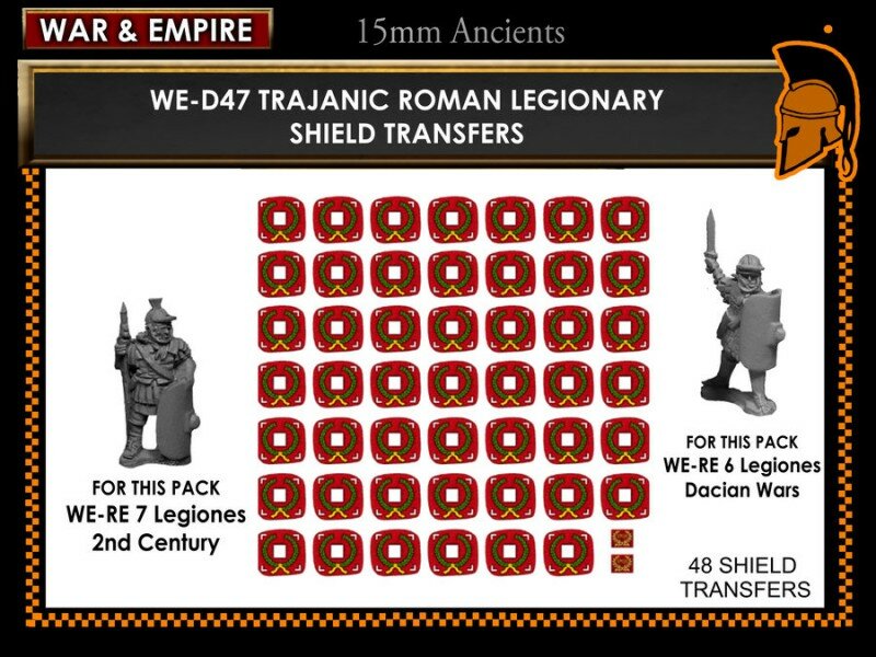 Roman: Legionaries Trajanic (Type 1) Shield Decals, 4,20
