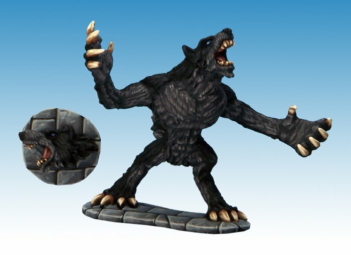 Frostgrave: Werewolf & Severed Wolf Head, 7,95