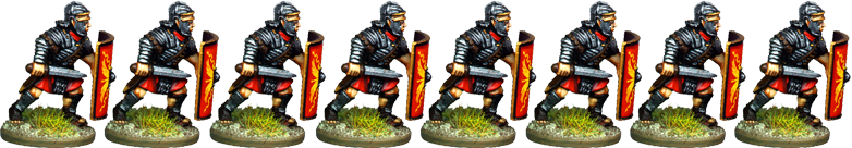 Legionaries – Segmented Armour, Armoured Forearm, Advancing with Glad ...