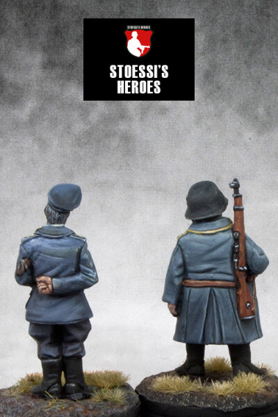 German Kommandant Oberst Wilhelm Klink & Oberfeldwebel Hans Georg Sch ...