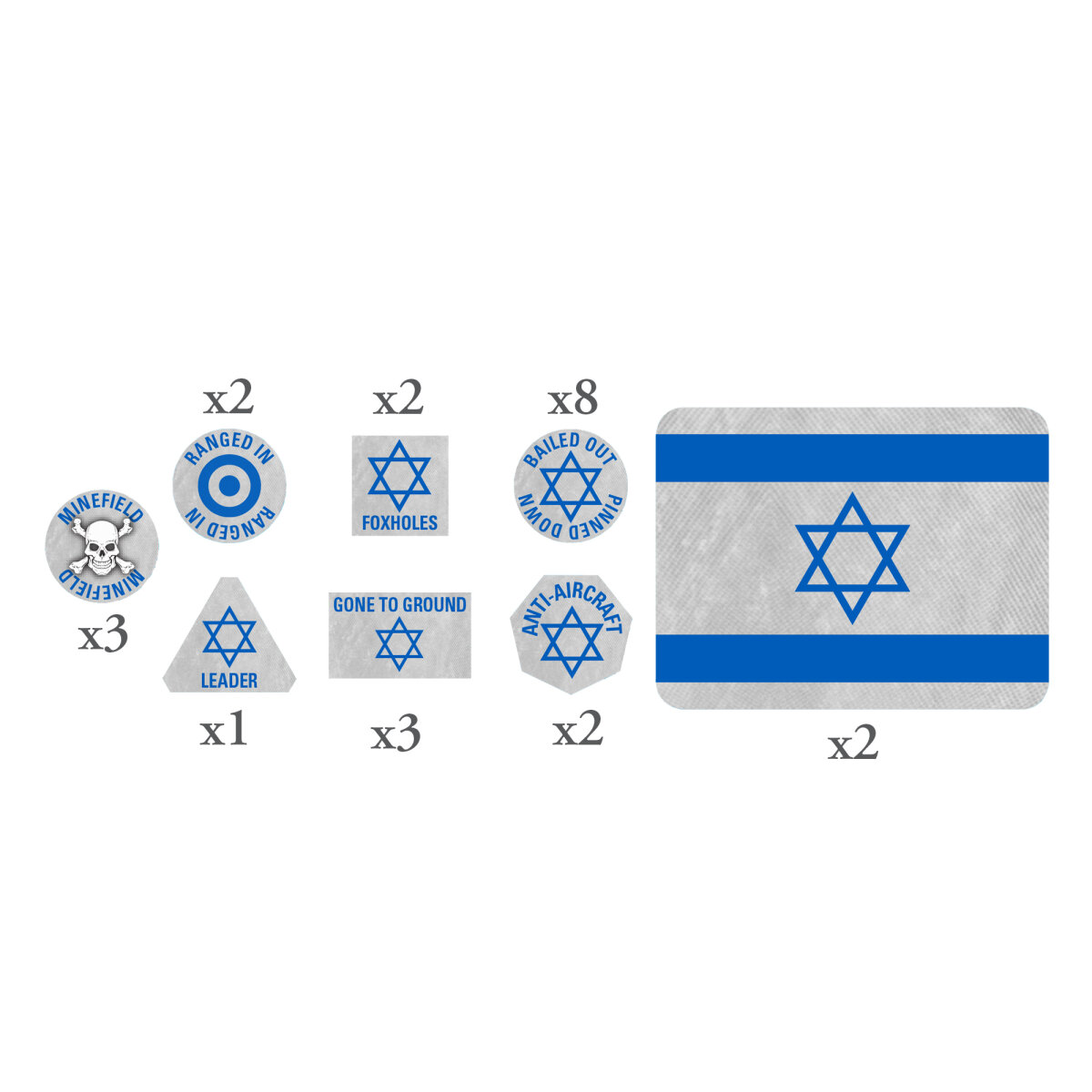 WWIII Israeli Token Set, 9,90