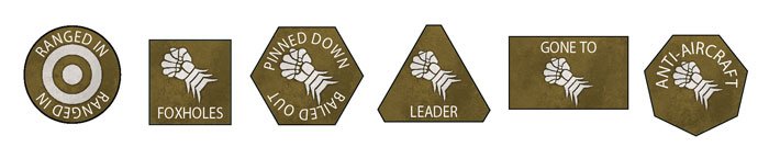 Armoured Fist Tokens, 7,65