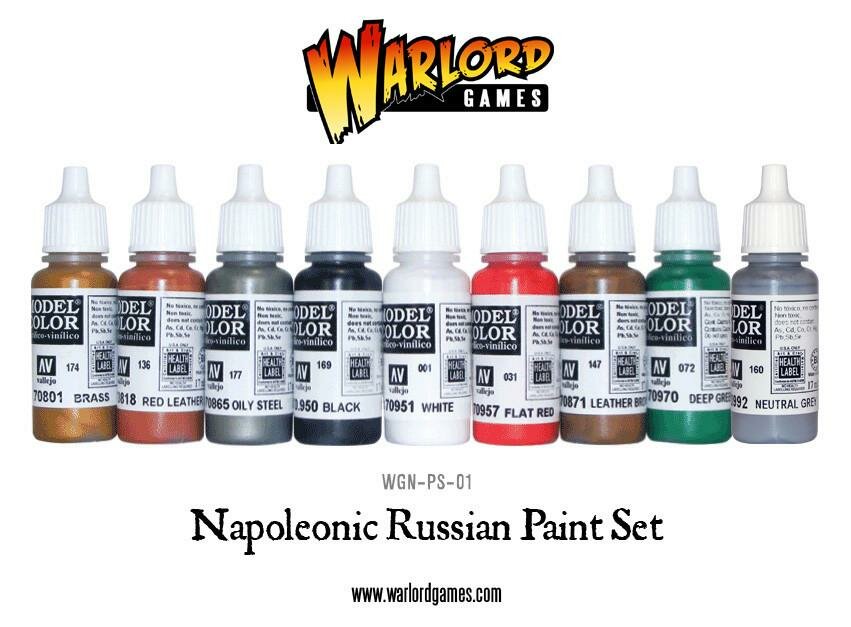 Napoleonic Russian Paint Set, 25,65