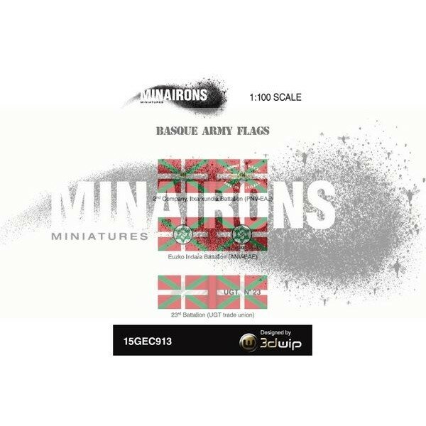 1/100 Basque Army Flags, 1,80