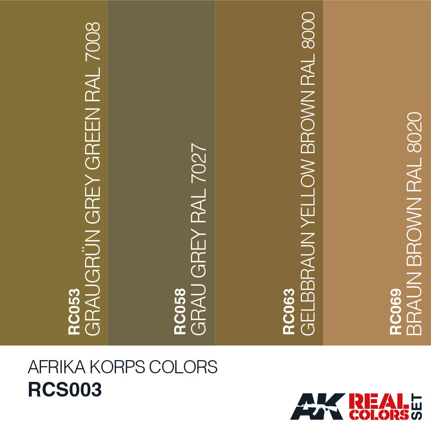 Afrika Korps Colors Set, 11,15