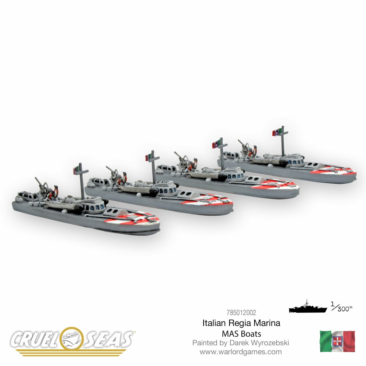 Cruel Seas: Italian MAS Boats, 25,00