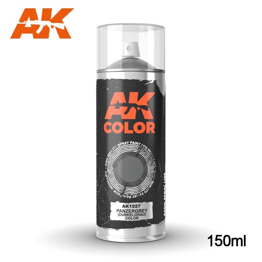 Panzer Grey (Dunkelgrau) Color Spray 150ml, 6,75