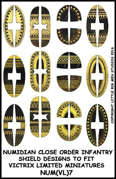 Numidian Infantry Shield Designs 7, 4,82