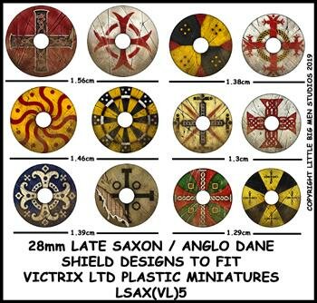 Late Saxon/Anglo Dane Shield Designs 5, 5,40