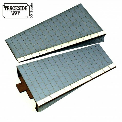 2x Stone Ramp Platforms, 13,55