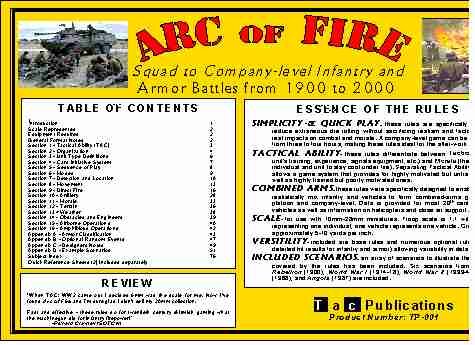 Arc of Fire: Squad to Company Level Infantry and Armor Battles from 1 ...