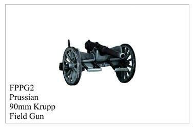 Prussian 90mm Krupp Field Gun, 11,25