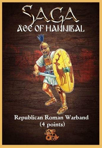 Saga: Age of Hannibal - Republican Roman Starter Warband (4 points), 55,01