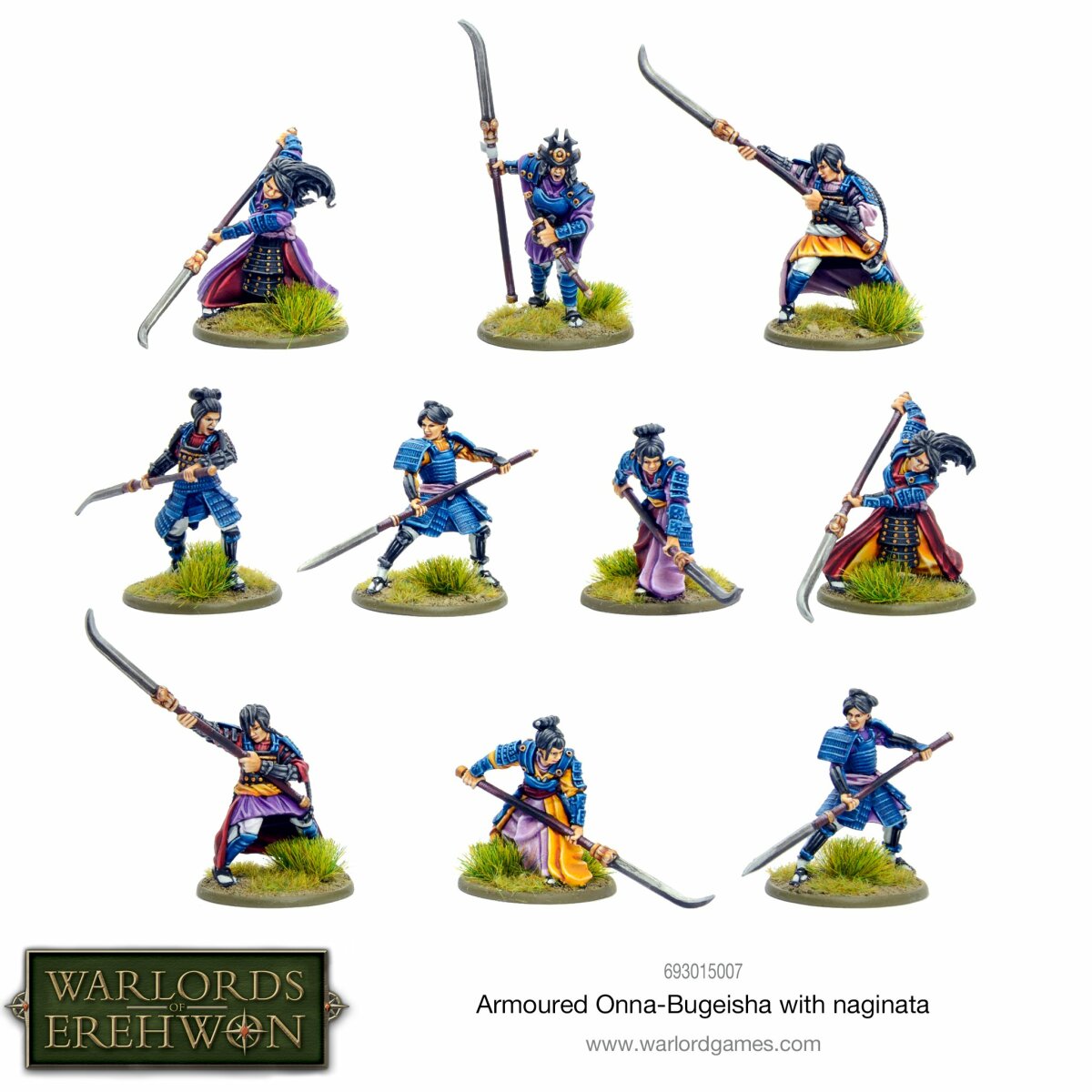 Warlords of Erehwon: Samurai Warrior Women - Armoured Onna-bugeisha w ...