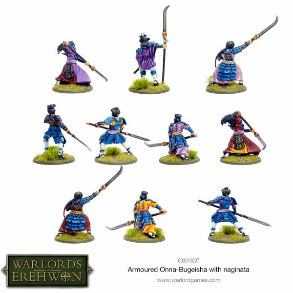 Warlords of Erehwon: Samurai Warrior Women - Armoured Onna-bugeisha w ...