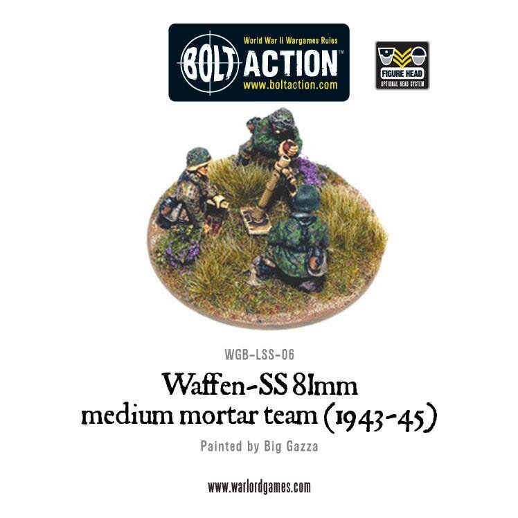 Waffen-SS 81mm Medium Mortar Team (1943-45), 14,00