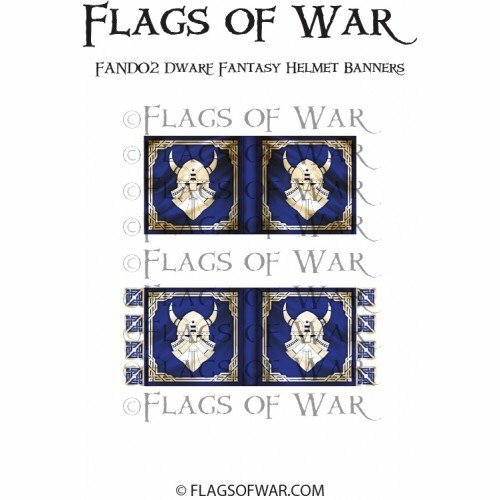Oathmark: Dwarf Fantasy Helmet Banners, 2,55