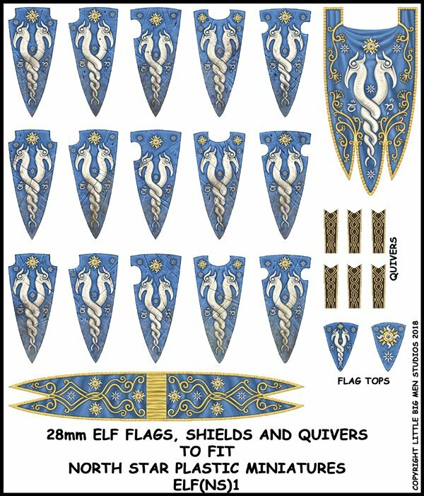 Oathmark: Elf Banner and Shields 1, 8,50