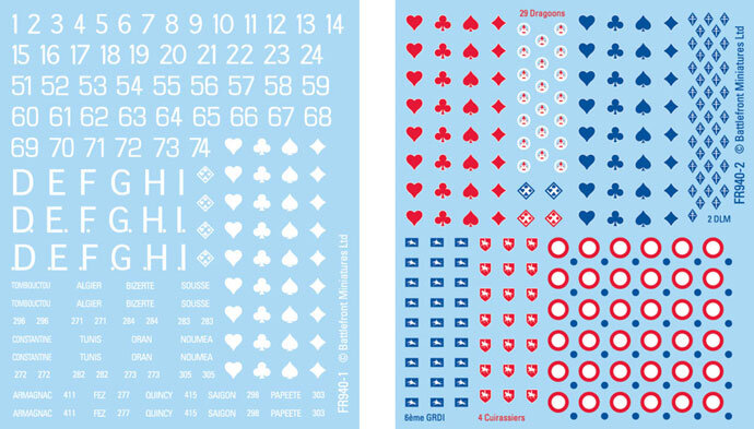 French Early War Decals, 11,25