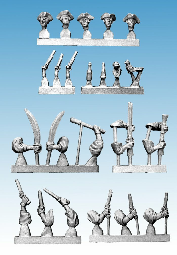 Frostgrave: Crewmen Pirate Conversion Pack, 18,15