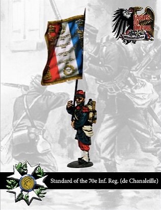 Franco-Prussian War 1870-71: Regimental Flag of the 18th Line Infantr ...