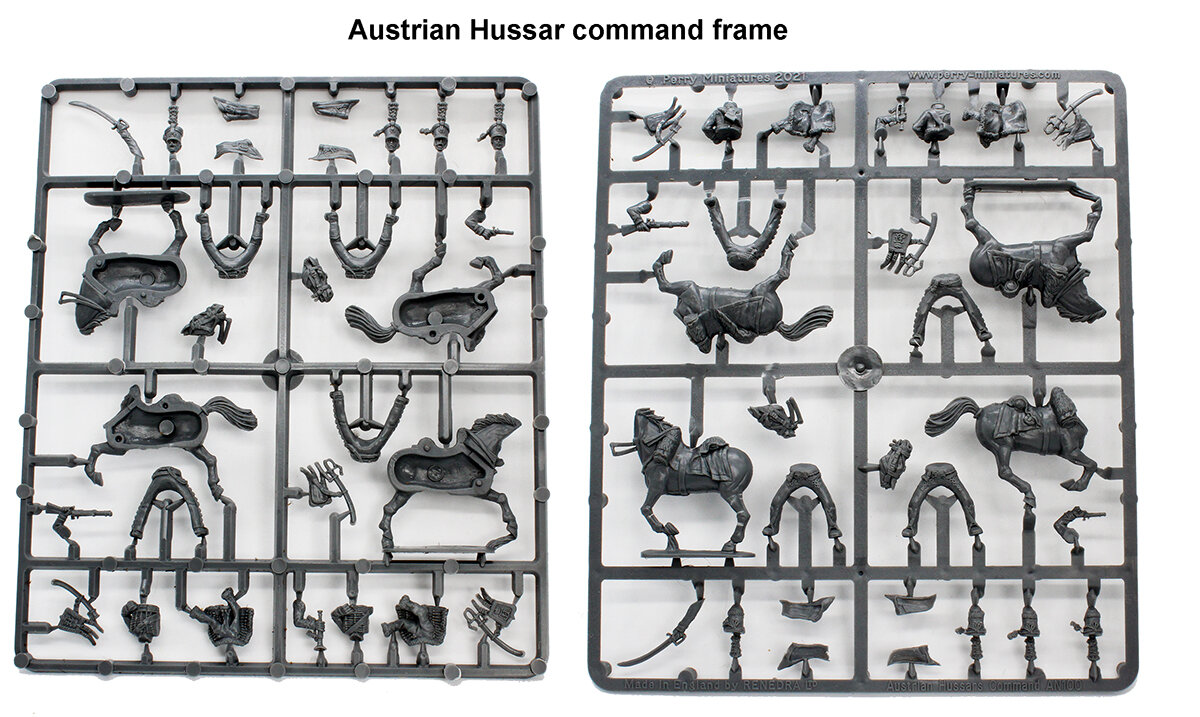 Austrian Napoleonic Infantry Command Sprue, 8,35