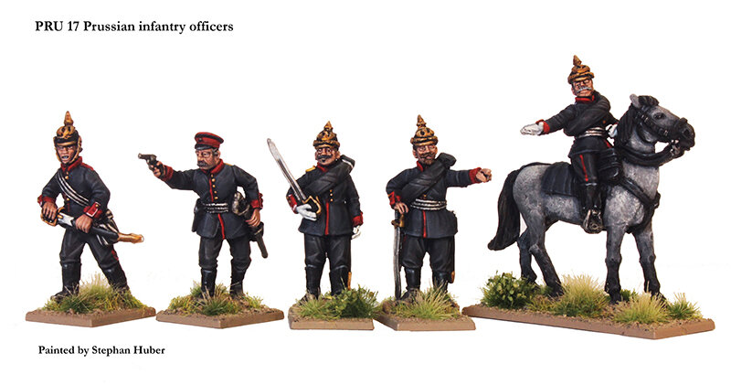 Franco-Prussian War 1870-71: Prussian Infantry Officers, 13,10