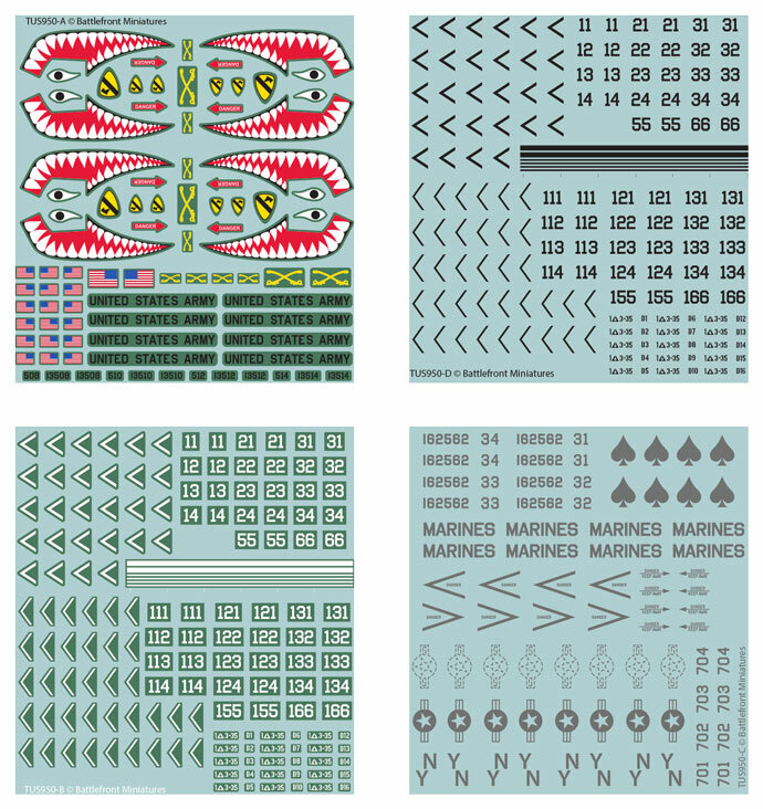 WWIII: American Decal Set, 9,90
