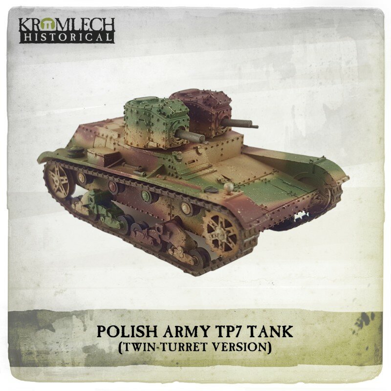 Polish Army Twin-Turret 7TP Tank, 22,80