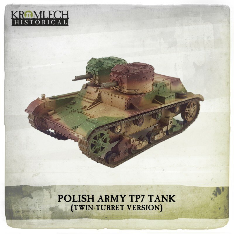 Polish Army Twin-Turret 7TP Tank, 22,80