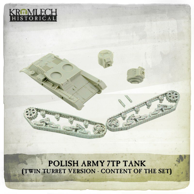 Polish Army Twin-Turret 7TP Tank, 22,80