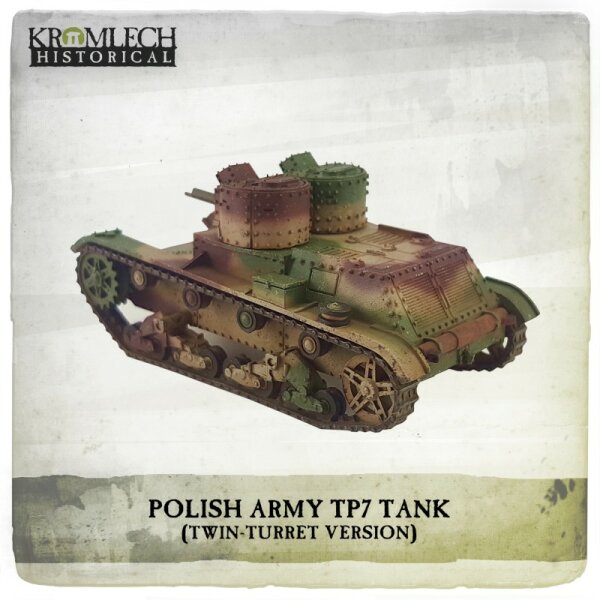 Polish Army Twin-Turret 7TP Tank, 22,80